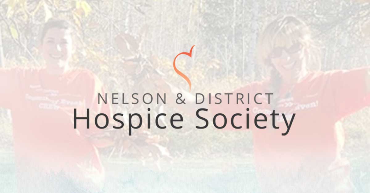 Fundraise | Nelson & District Hospice Society | Nelson BC